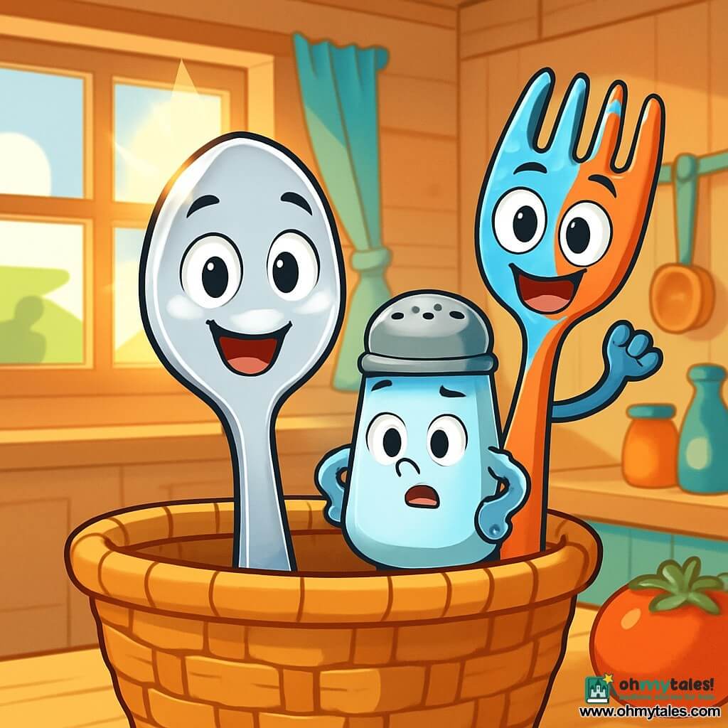 Silver the Careful Spoon and the Second Chance Picnic | Story about ...