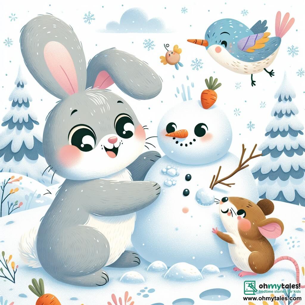 🎧 Bunny's Winter Wonder | Story about winter | 1-2 years | Audio story ...