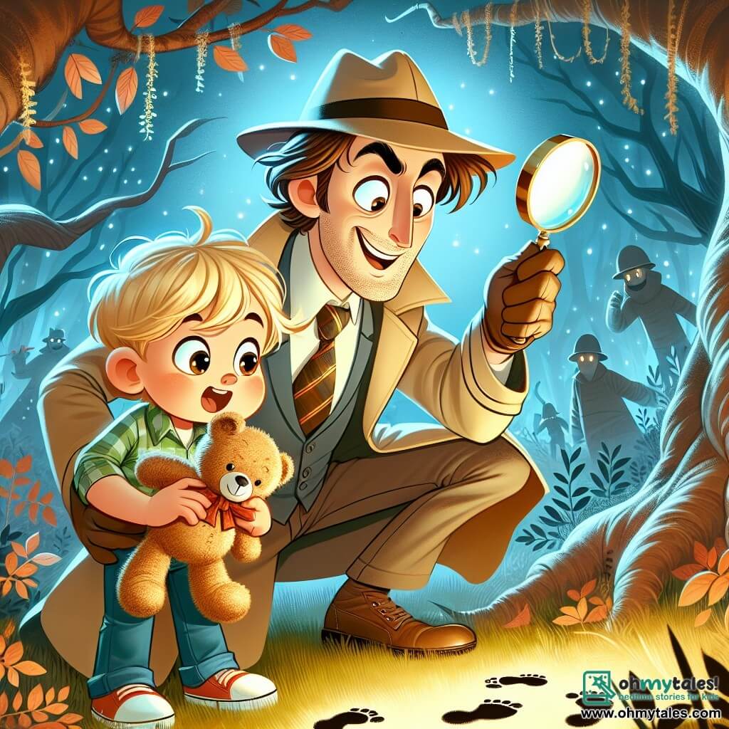 The Teddy Bear Mystery: A Moonlit Adventure | Detective story | 5-6 ...