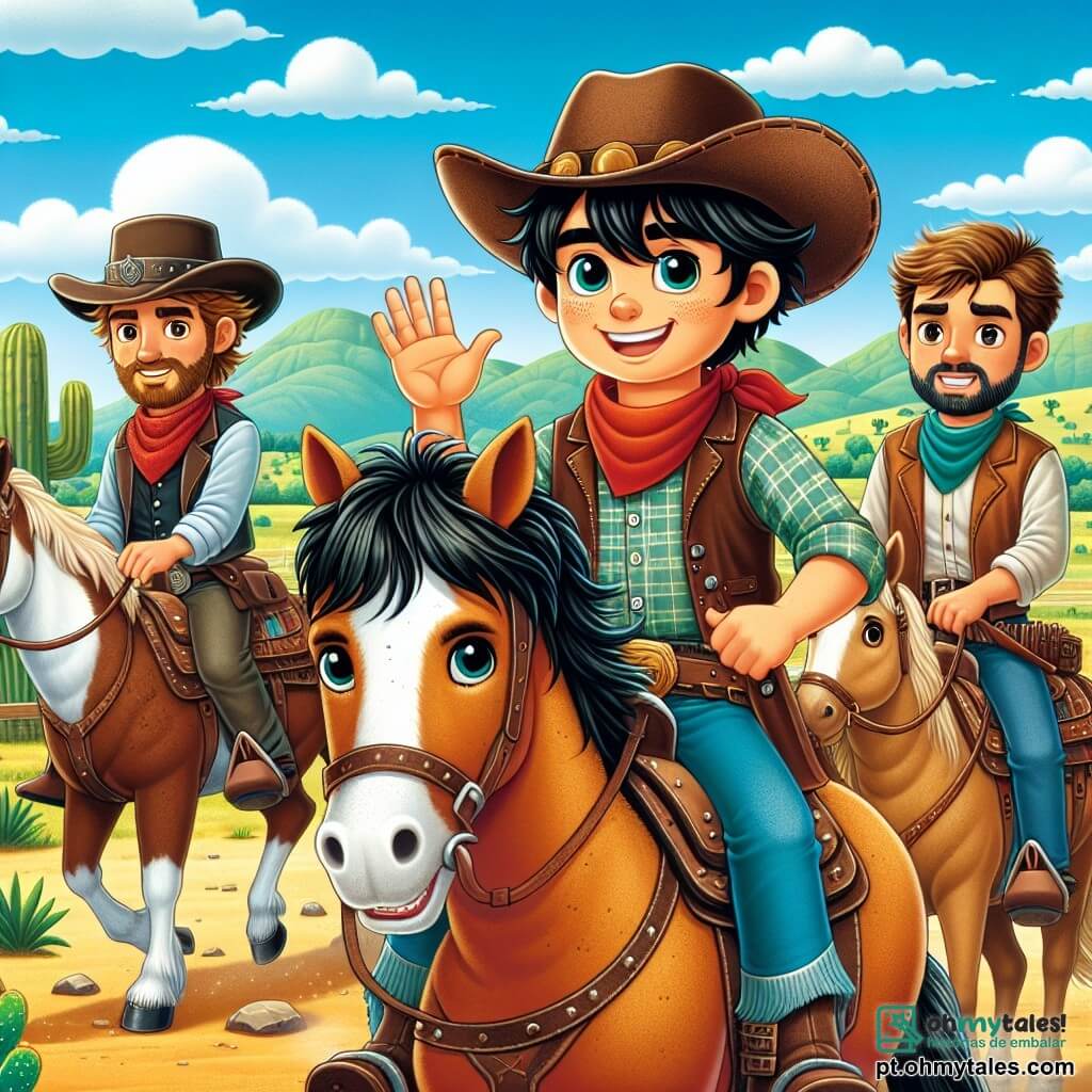 O Desafio do Cow-boy Corajoso | História de cow-boy | 3 a 4 anos ...