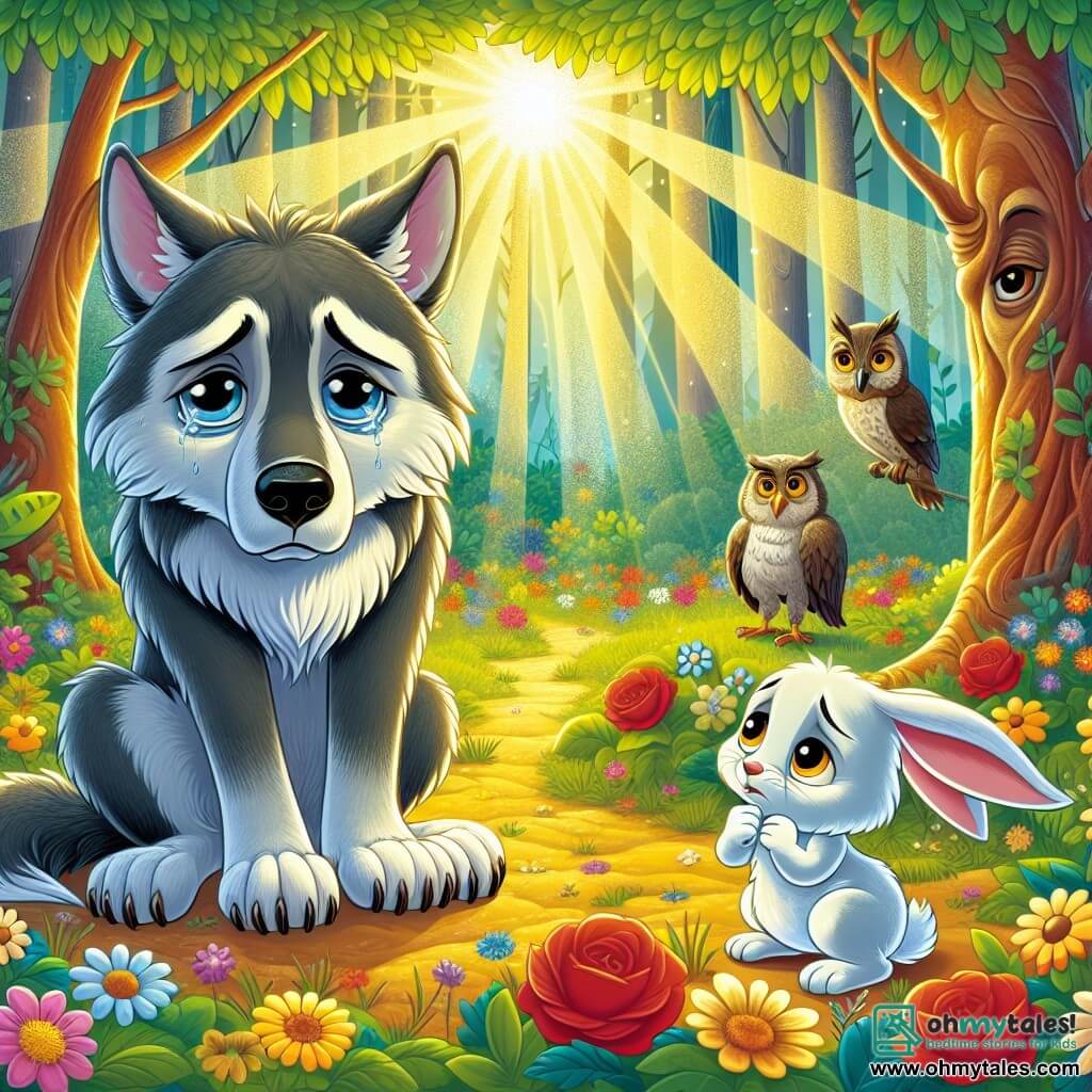 The Wolf's True Reflection | Big bad wolf | 7-8 years old | Tale