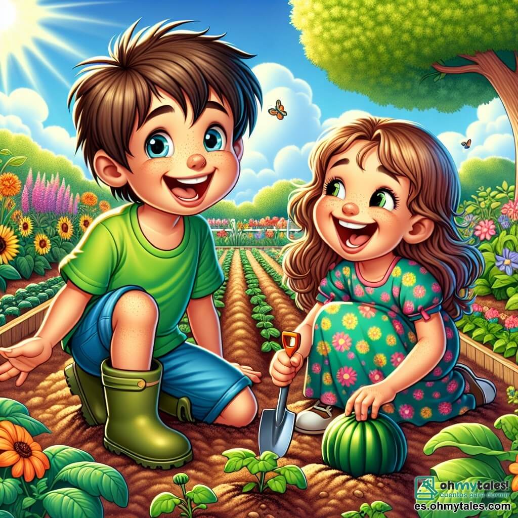 Un verano en el huerto mágico | Cuento sobre las vacaciones de verano ...