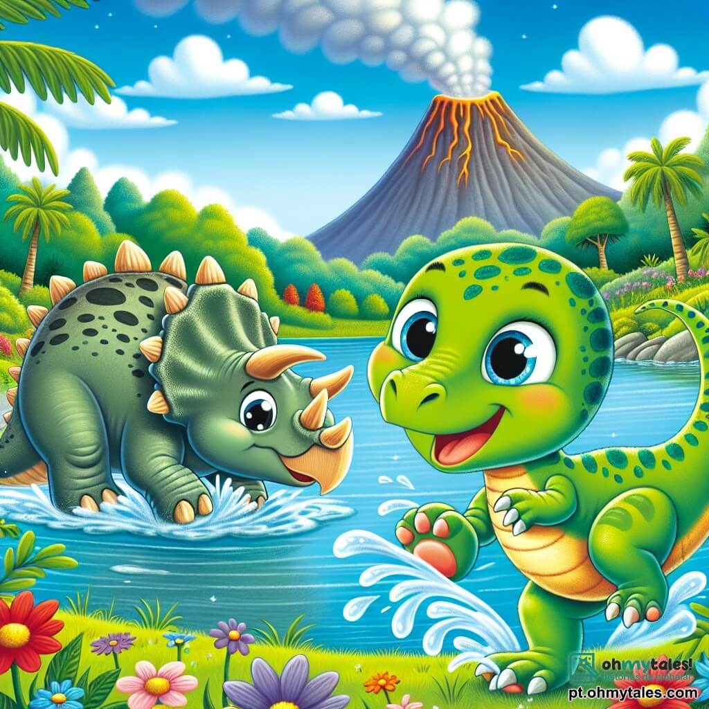 Amigos Pré-históricos | História de dinossauro | 1 a 2 anos | História ...