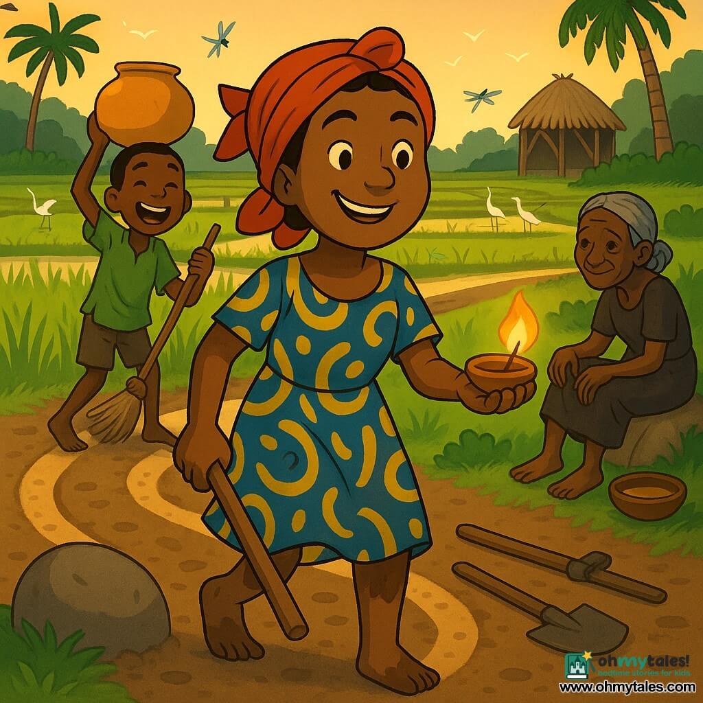 The Little Lamp and the Path of Respect | African tale | 7-8 years old ...
