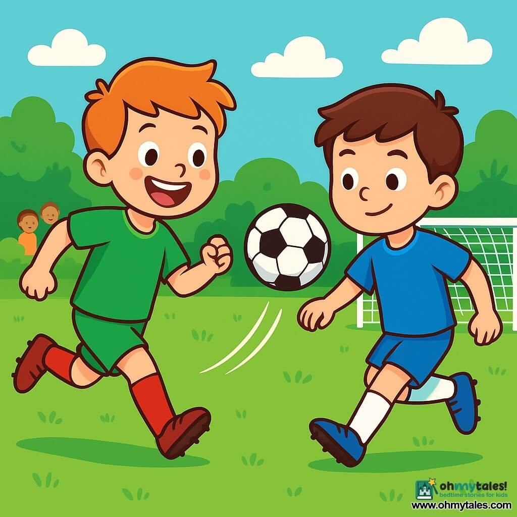 Tom and the Rainbow Pass | Football Player Story | 3-4 years old ...