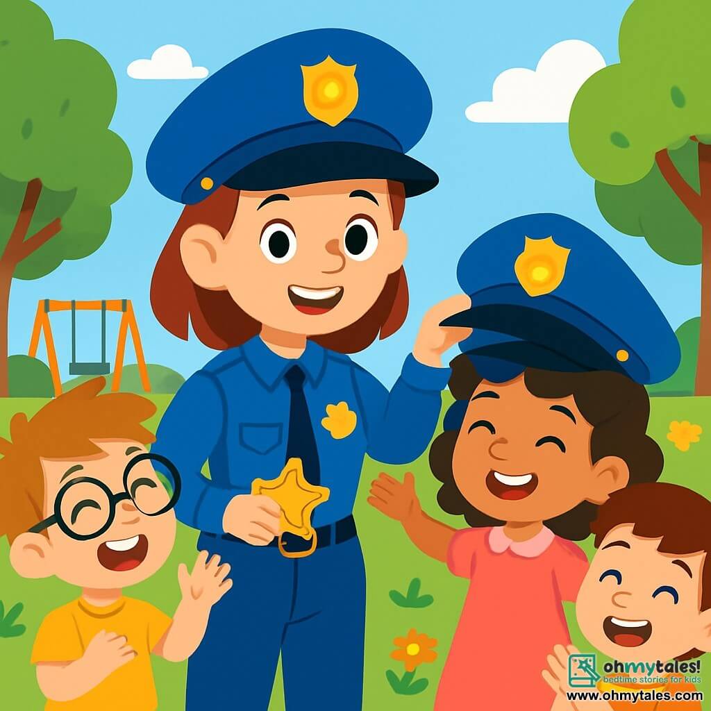 officer Lucy and the junior helpers | Police Story | 5-6 years old ...