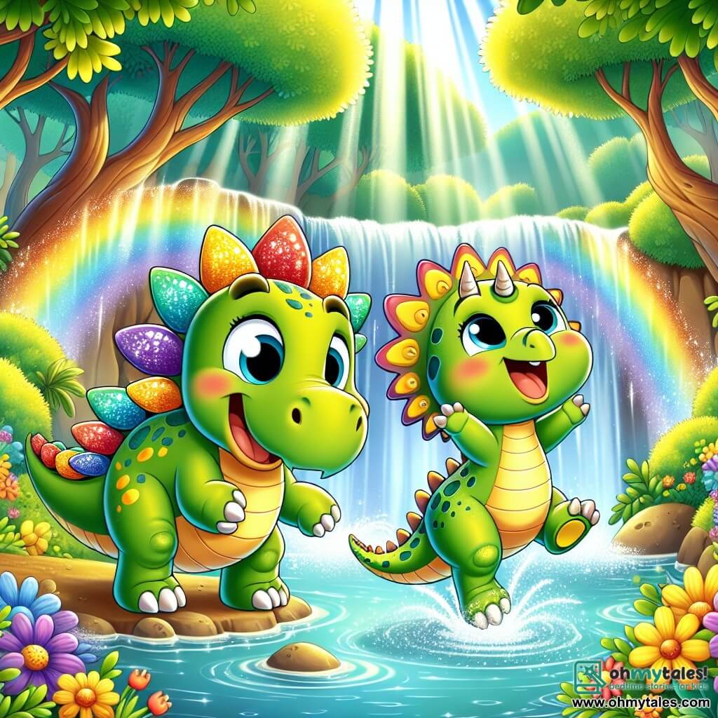Spiky and Tilly's Rainbow Adventure | Dinosaur story | 3-4 years old ...