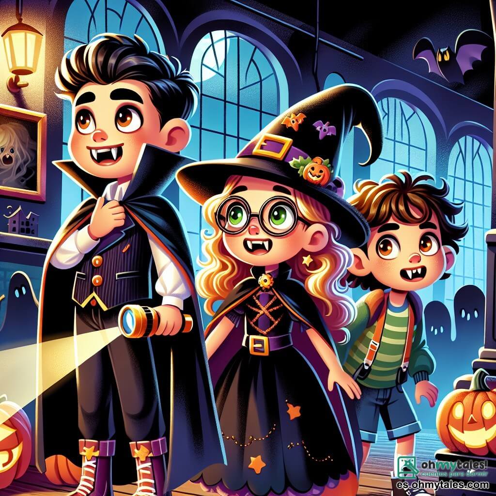 El misterio del vampiro valiente | Cuento de Halloween | 9/10 años ...