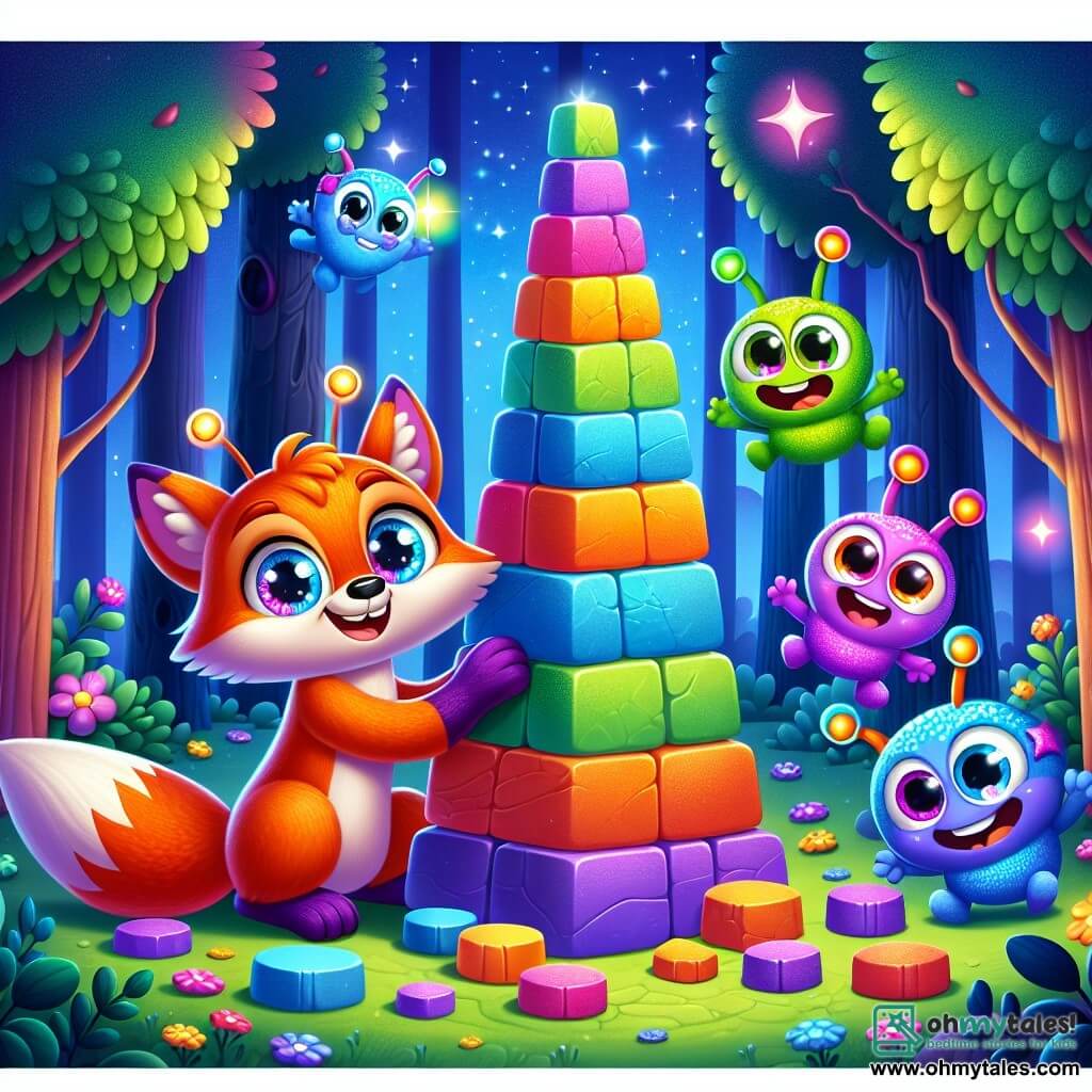 💬 Niko the Fox and the Curious Space Friends | Alien story | 5-6 years ...