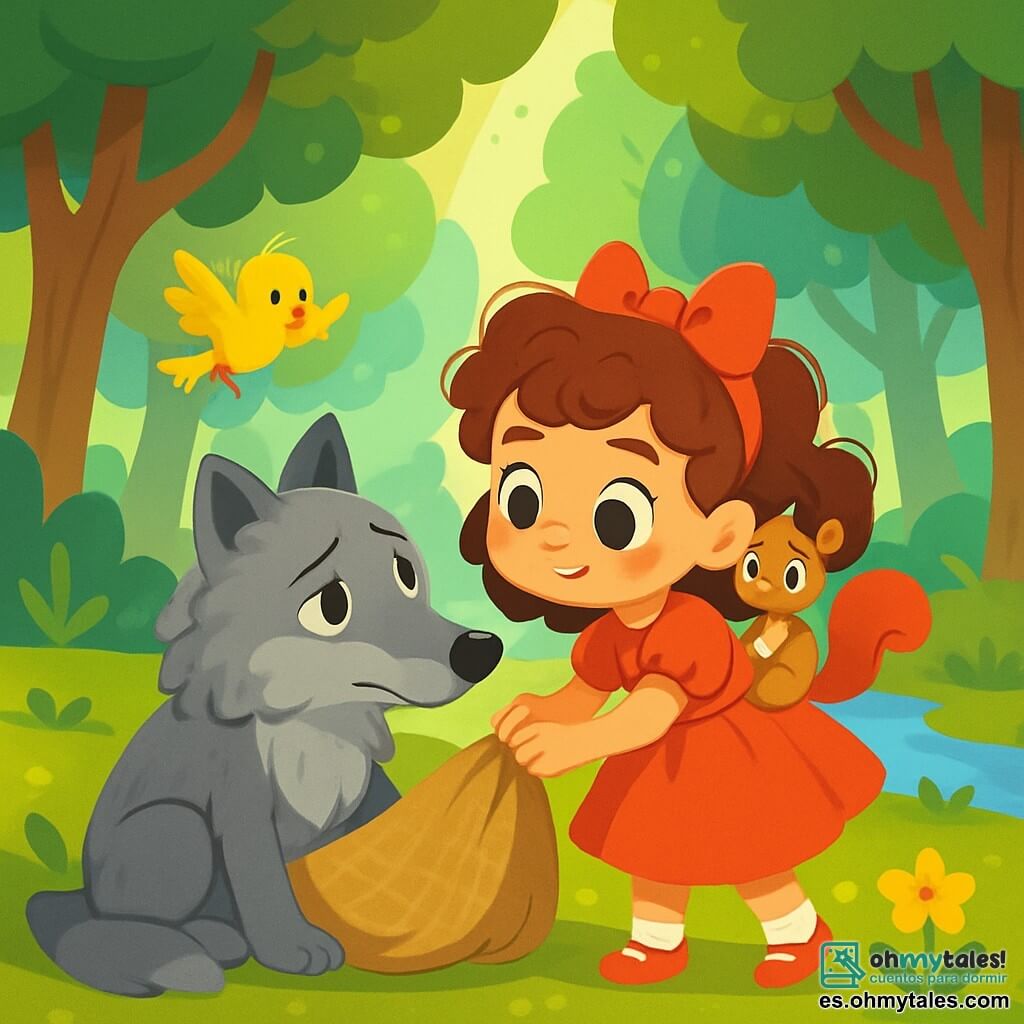 🎧 Lila y el Lobo Amigo | Gran lobo malo | 3/4 años | Audiocuento y para ...
