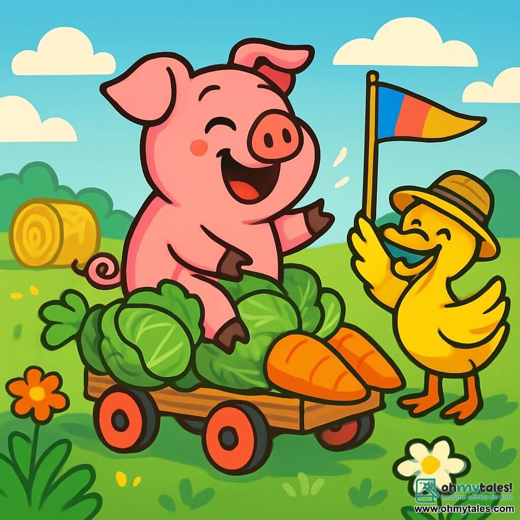 Percy Pig and the Marvelous Mystery Relay | Funny story with an animal ...