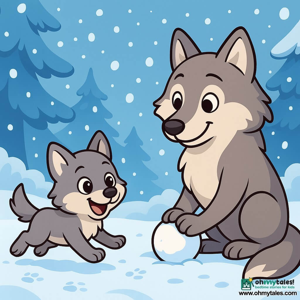 Little Wolf and the Wonders of Winter | Story about winter | 3-4 years ...