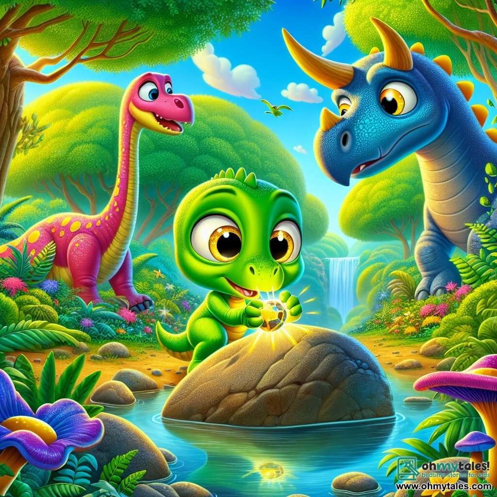 the magical heart of dino isle | Dinosaur story | 5-6 years old ...