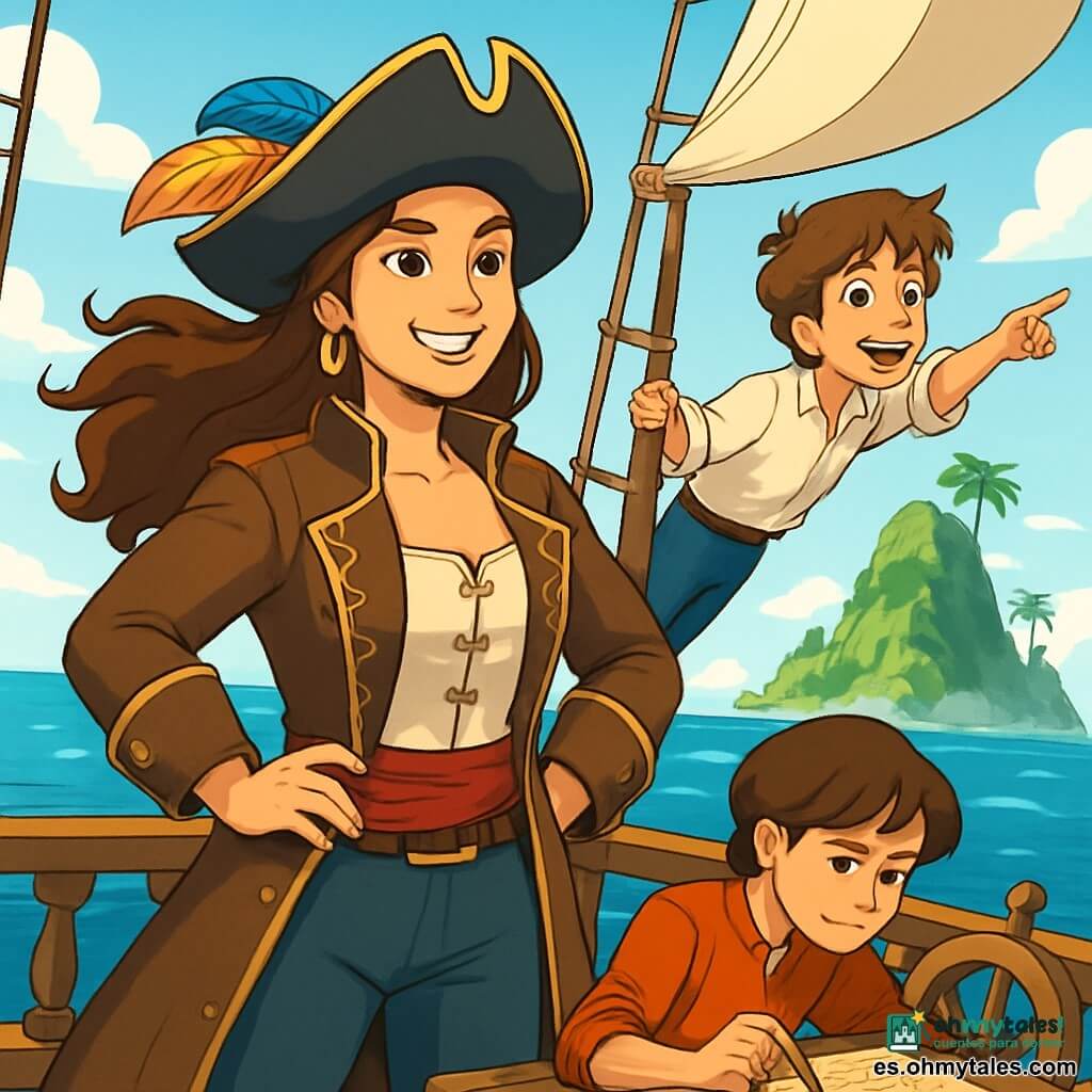 La aventura de la capitana Isabela y el tesoro escondido | Cuento de ...