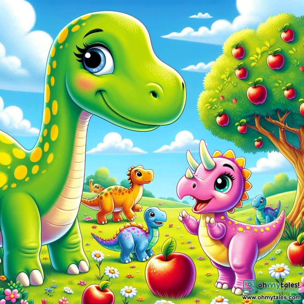 Daisy and the rainbow light of kindness | Dinosaur story | 5-6 years old | Fantastic story
