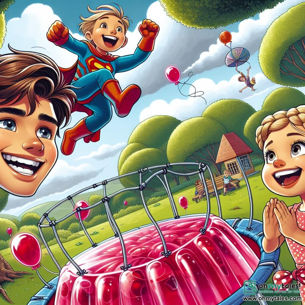 Benny's Jelly Jamboree | Comedic superhero story | 1-2 years | Funny story