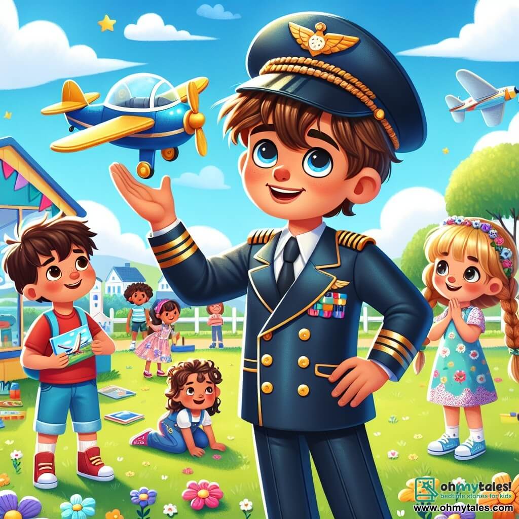 🎧 Captain Tom's Skybound Dreams | Pilot's story | 5-6 years old | Audio ...
