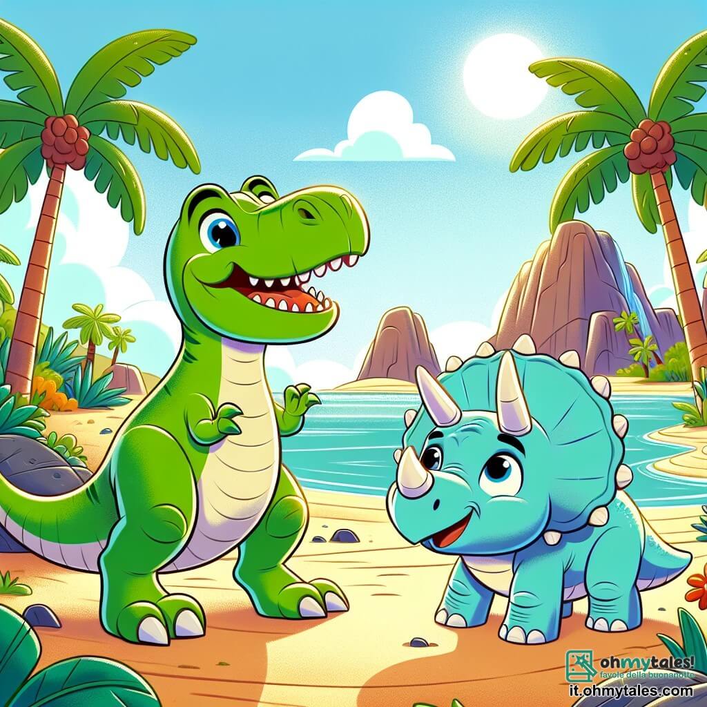 🎧 Tito e Trixie: avventure nel deserto antico | Storia di dinosauro | 3 ...