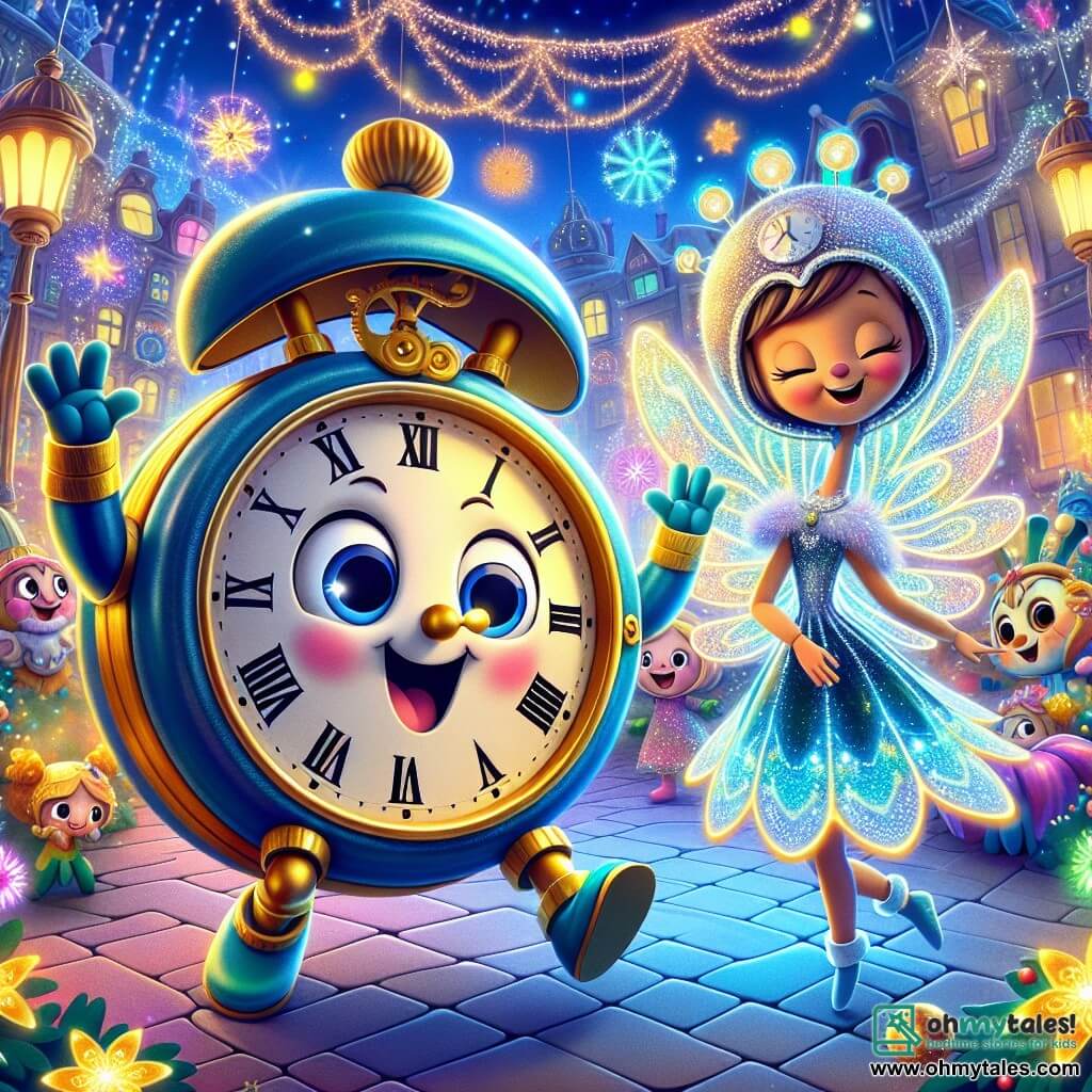 The New Year's Dance of the Tick Tock Town | Story about New Year's ...