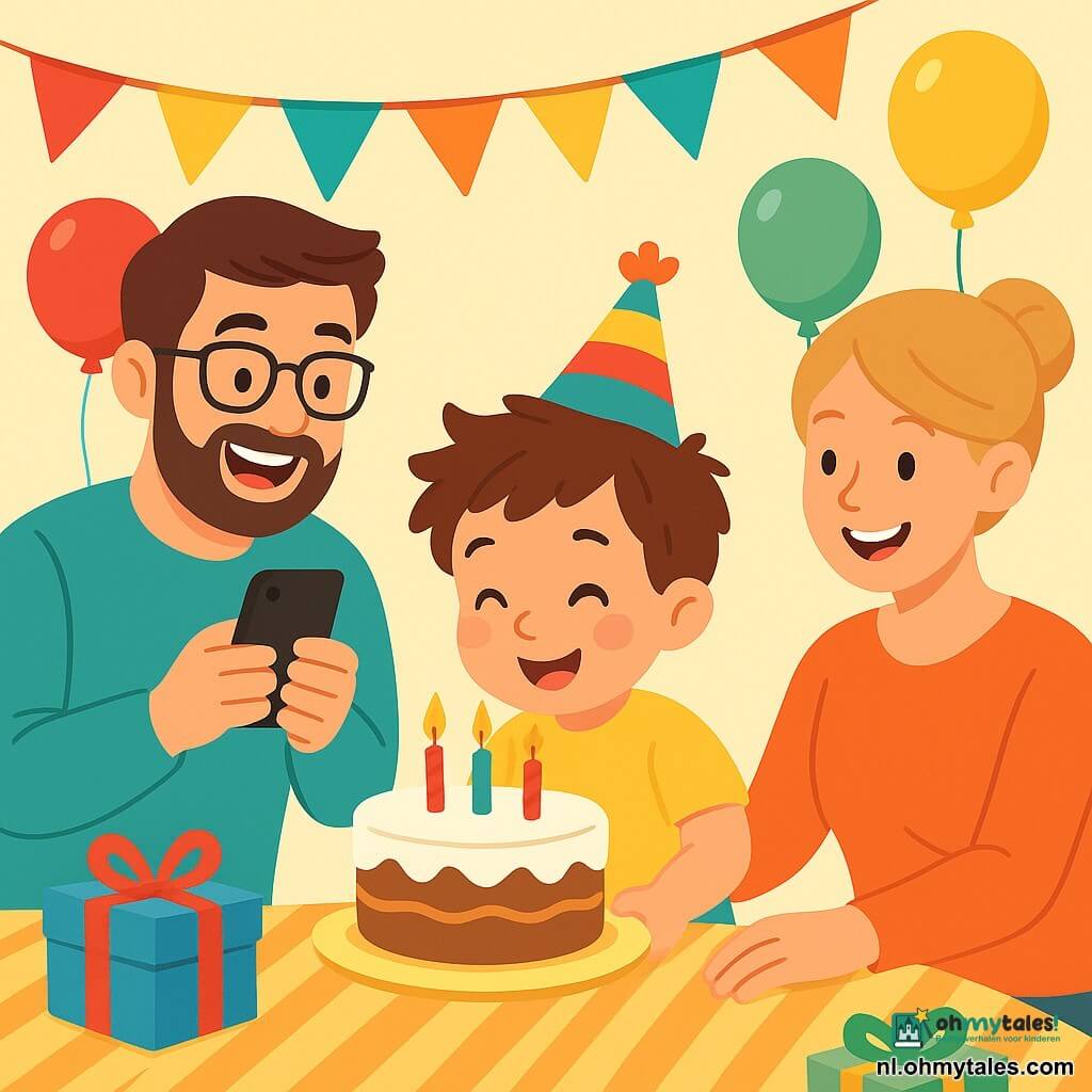 Lucas viert feest | Verhaal van de Verjaardag | 1/2 jaar | Feestverhaal