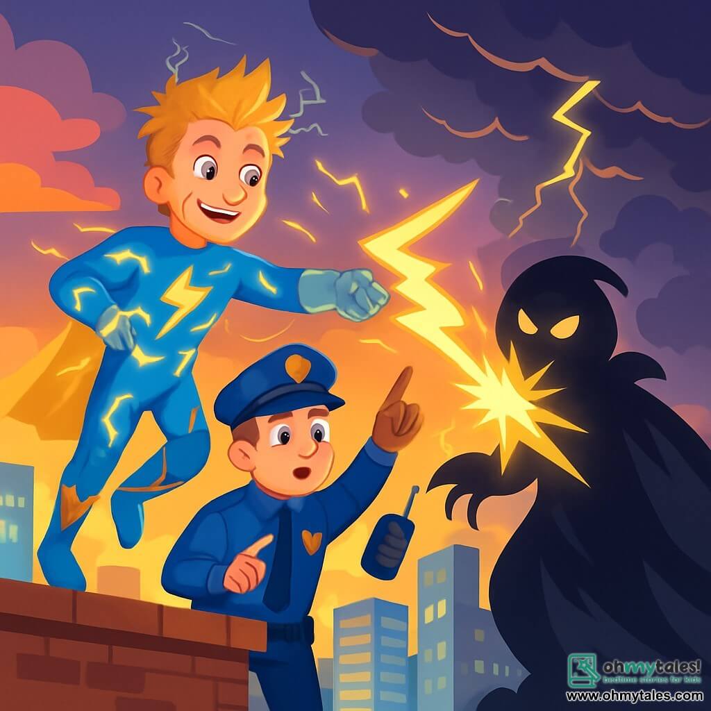 Lightning Man and the Shadow of Chaos | Superhero stories | 5-6 years ...