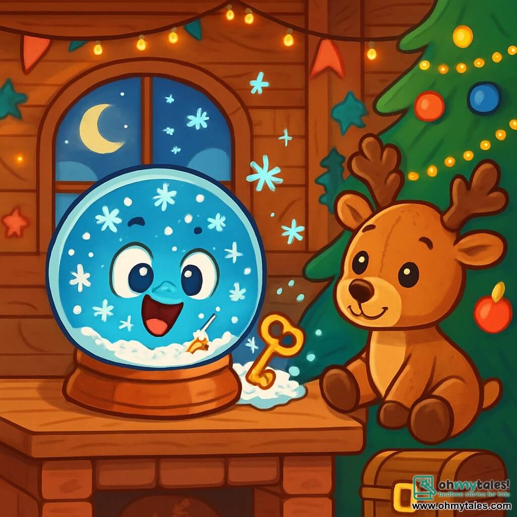 The Secret of the Sparkling Snow Globe | Story about New Year's ...
