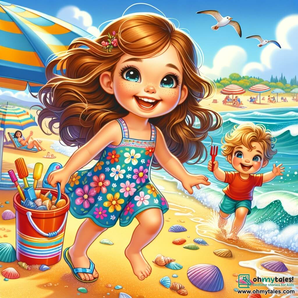 💬 Emma's Summer Adventure | Story about summer vacation | 7-8 years old ...