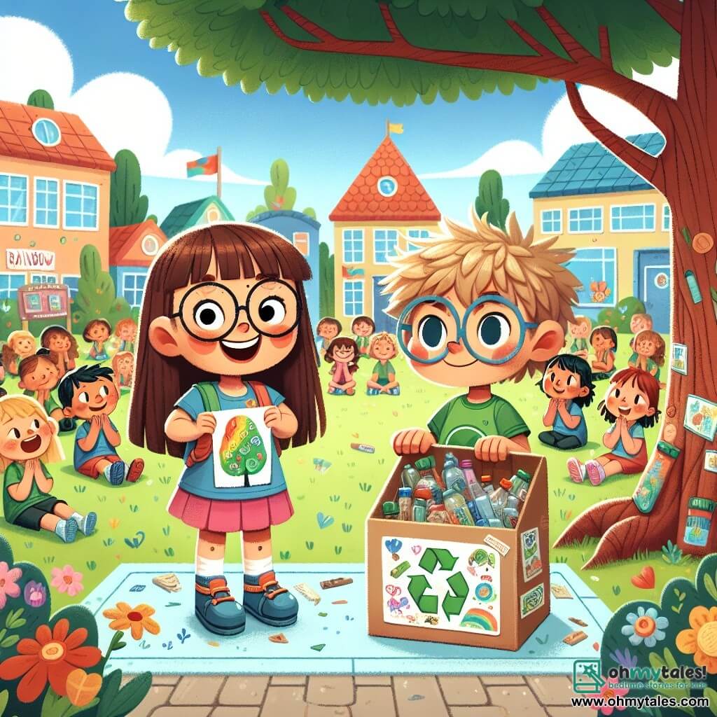 🎧 Recycle Rangers: A Green Adventure! | Story about school | 7-8 years ...