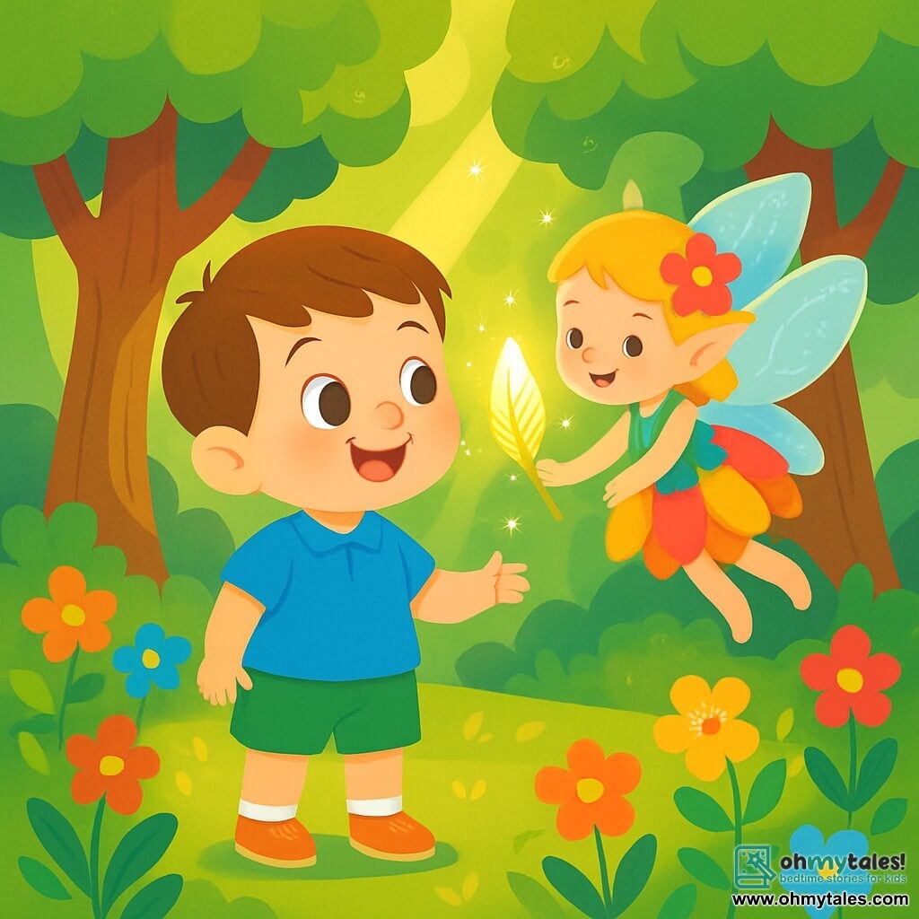 Tom and the magic feather | Tale | 1-2 years | Fairy tales