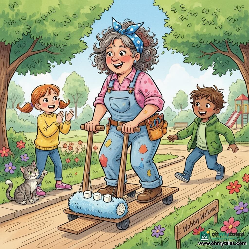 Hazel Higglebottom and the marvelous wobbly walkway | Wacky invention ...