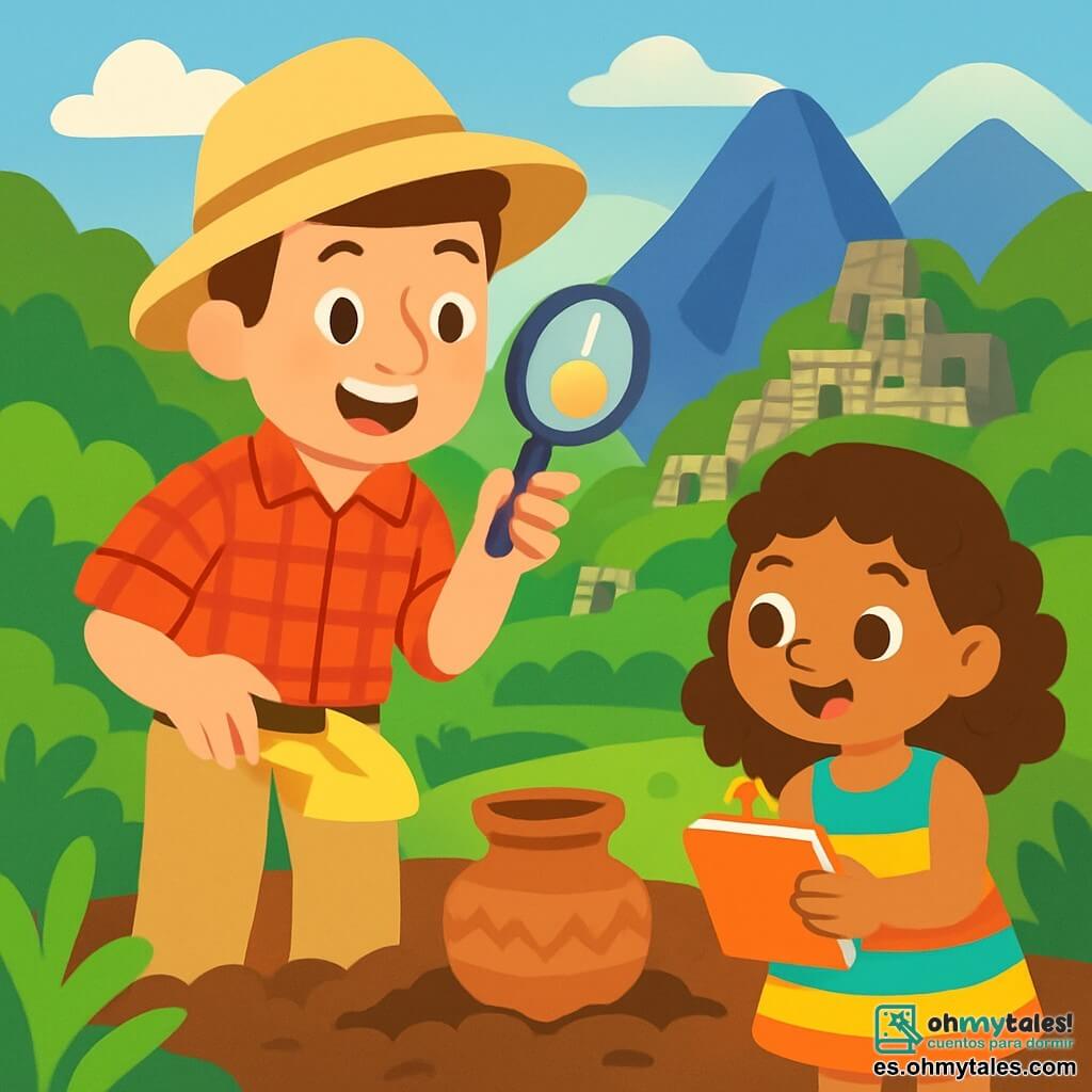 💬 Paco, el Arqueólogo y el Misterio Inca | Cuento de Arqueólogo | 3/4 ...