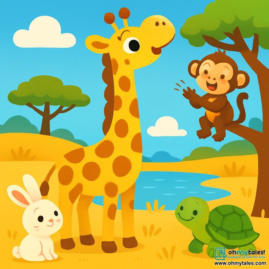 💬 Gina the Brave Little Giraffe | Animal story | 1-2 years ...