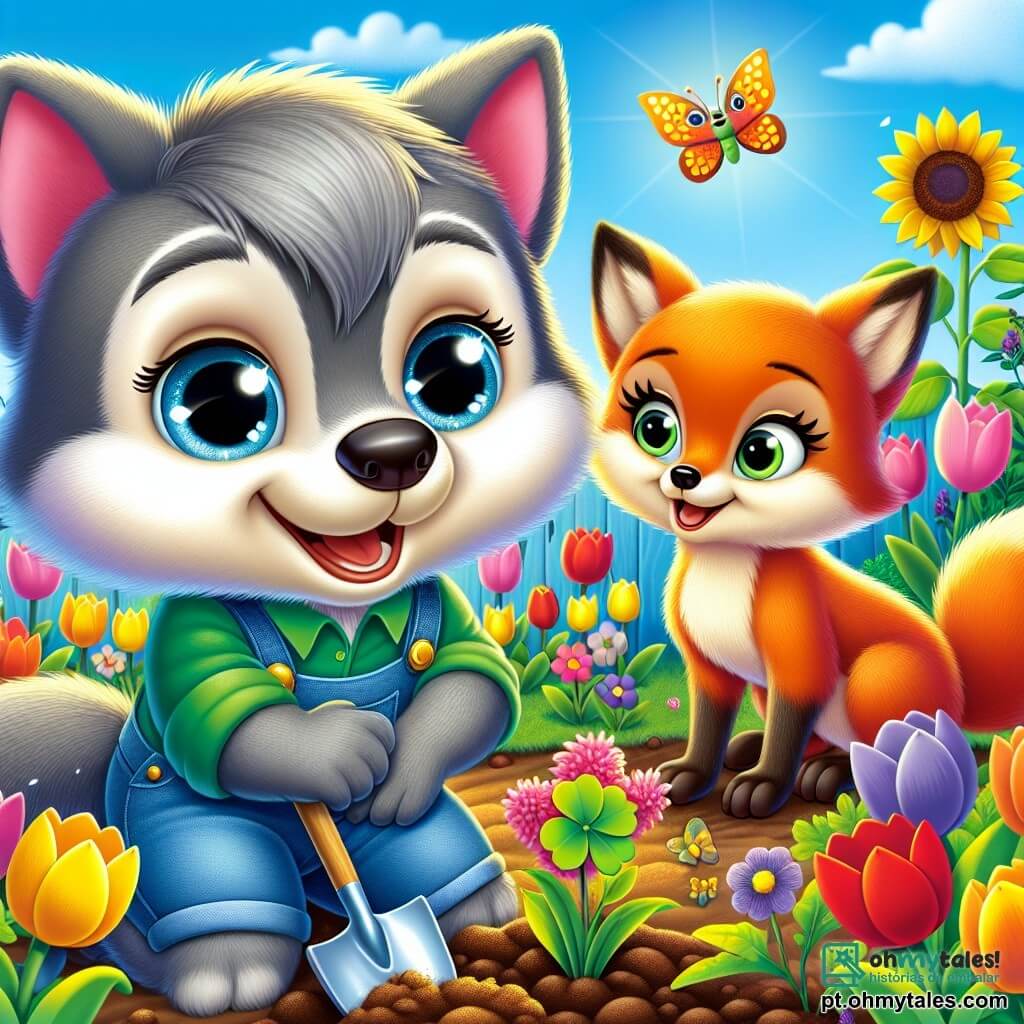 As Aventuras do Lobo Léo na Primavera | História sobre a primavera | 11 ...