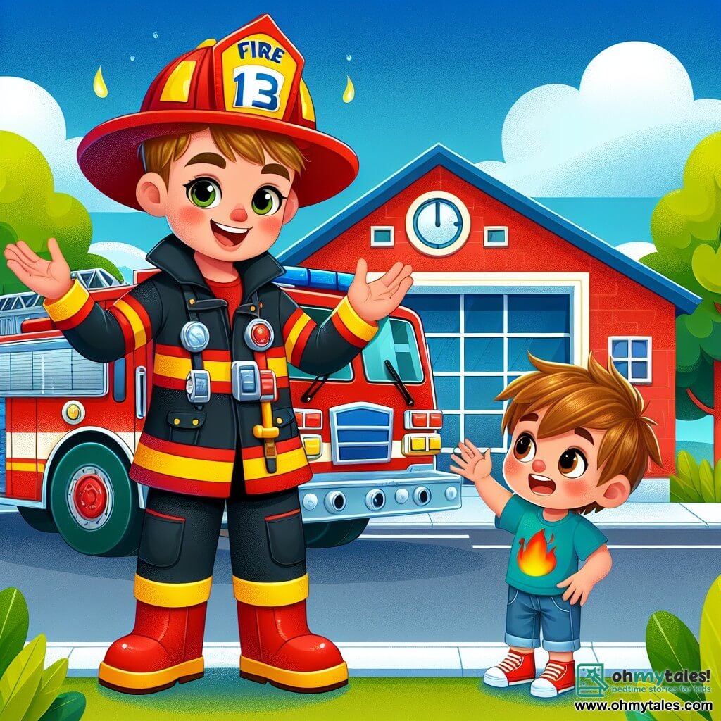 Brave Little Firefighter | Firefighter Story | 1-2 years | Story about ...