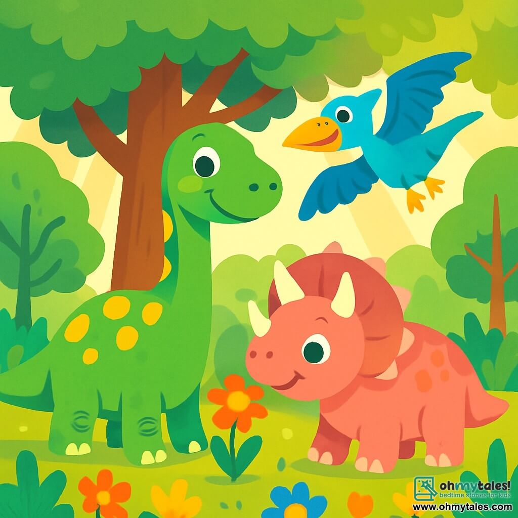 The Big Tree Adventure | Dinosaur story | 1-2 years | Fantastic story