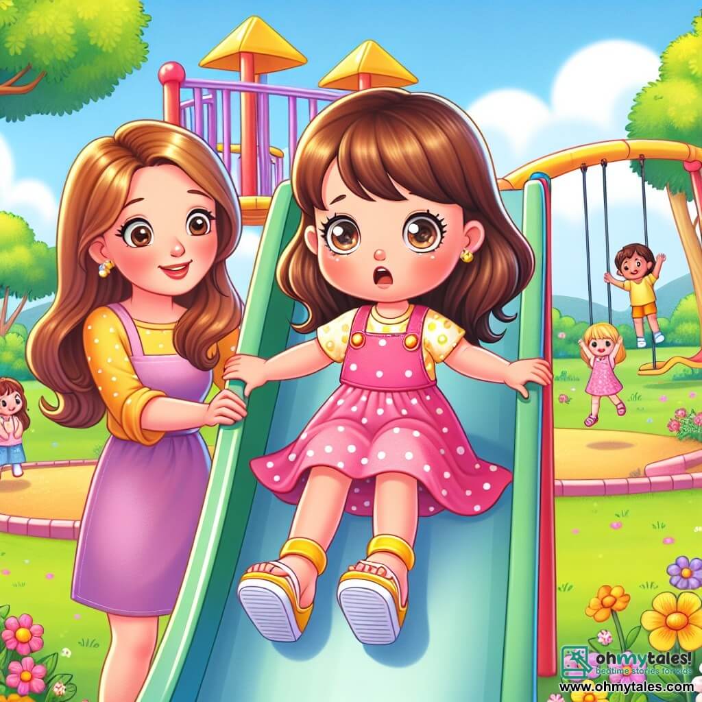 Lily and the big brave slide | Story about a child's fear | 3-4 years ...
