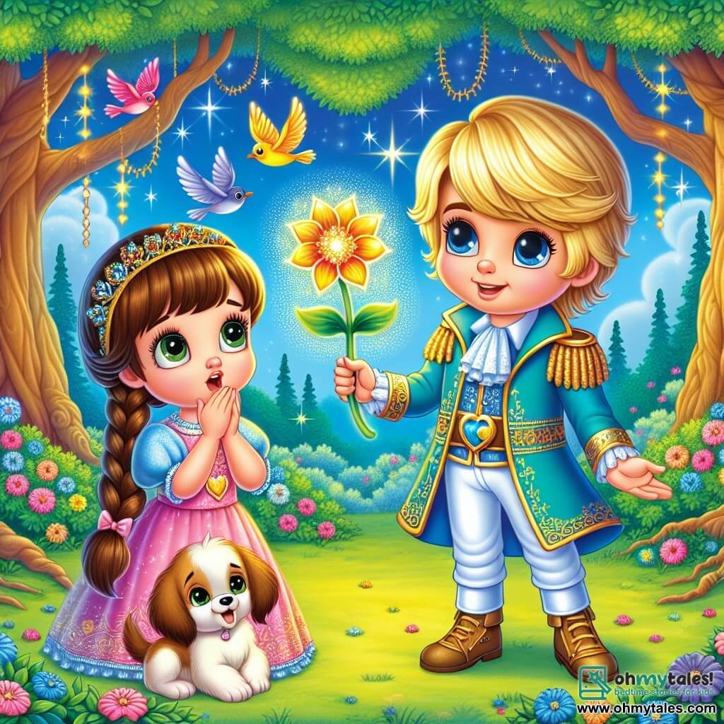 🎧 The Courageous Flower | Princess and prince story | 1-2 years | Audio ...