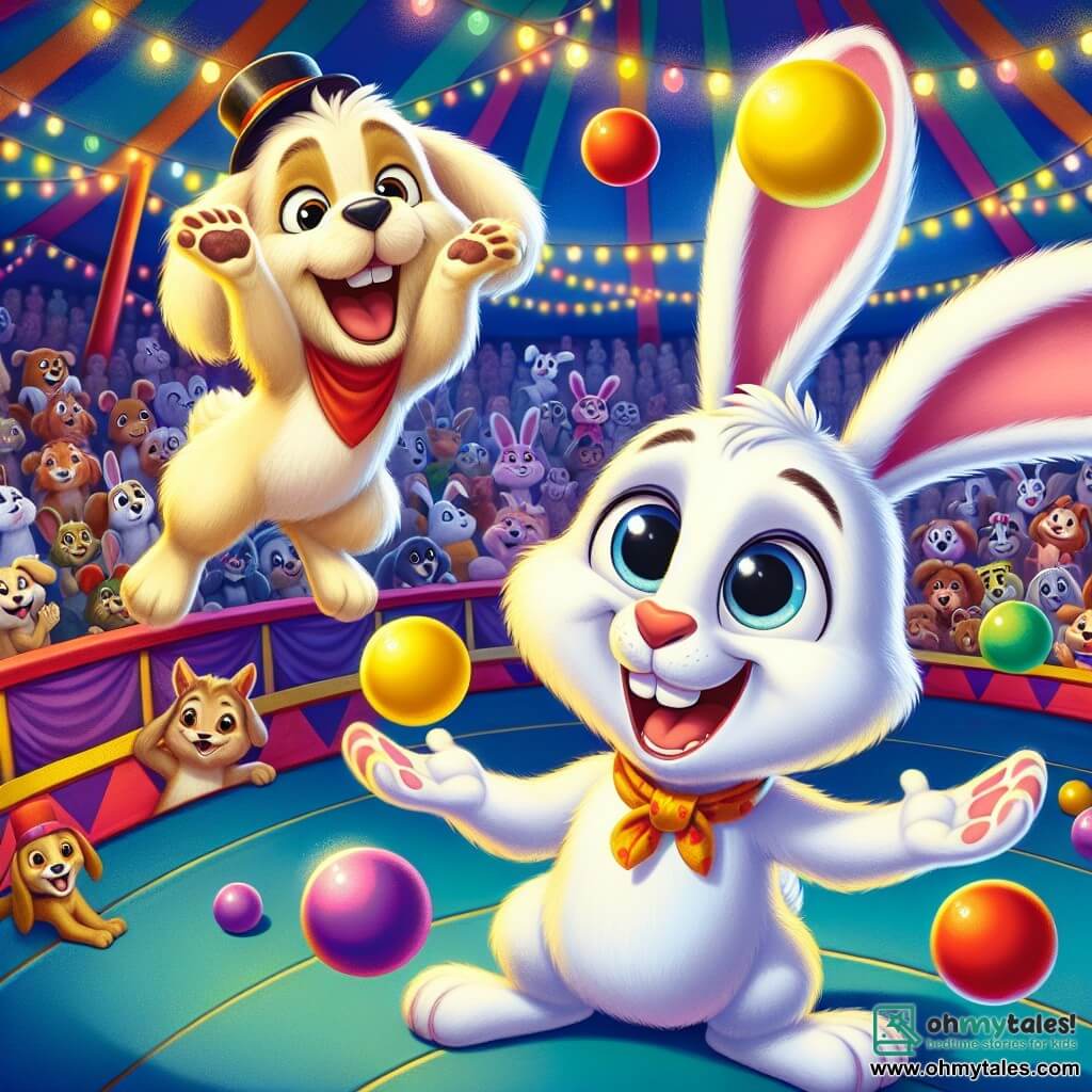 Benny the Bouncing Bunny's Circus Capers | Circus story | 3-4 years old ...