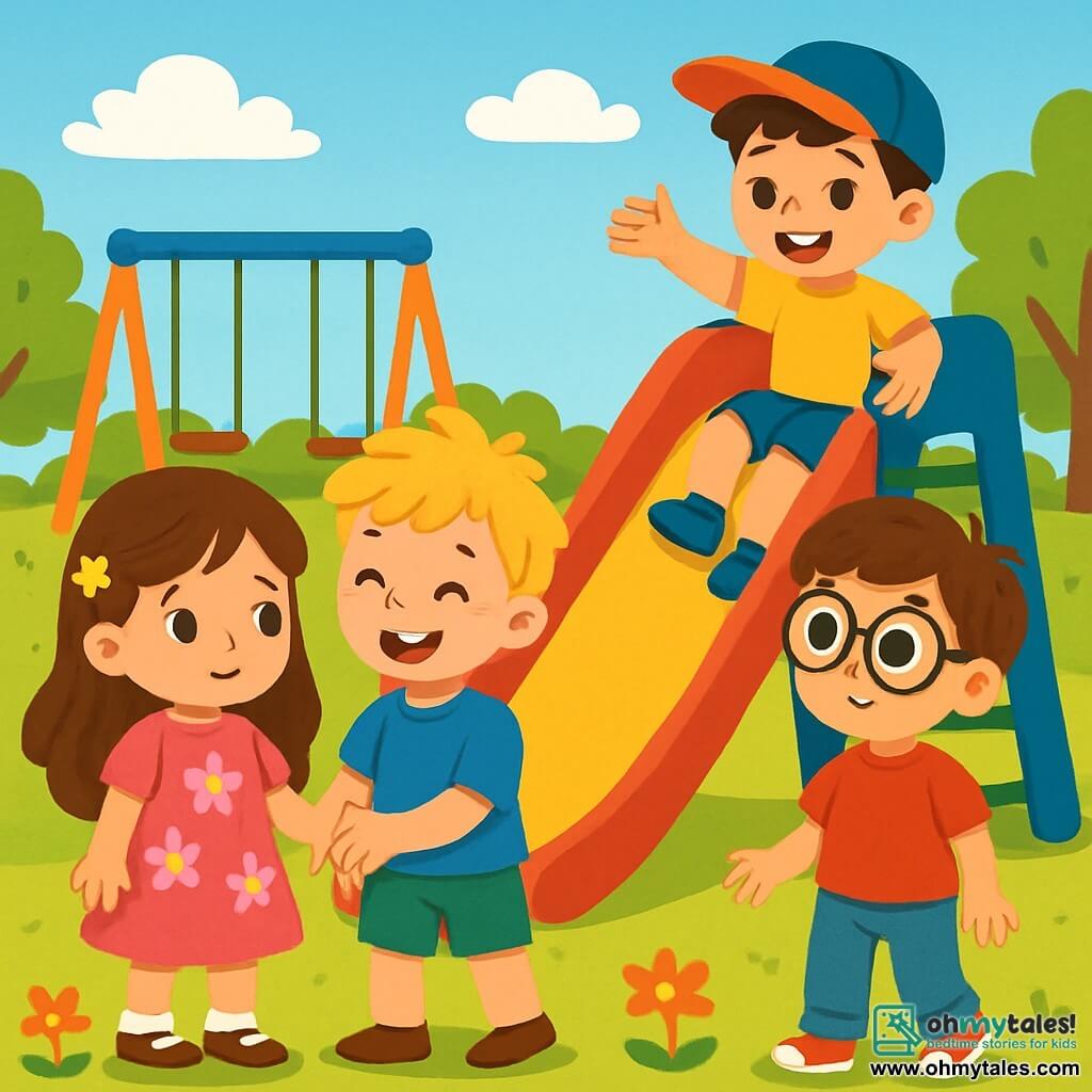 🎧 Lily's Brave Slide Adventure | Story about a child's fear | 1-2 years ...
