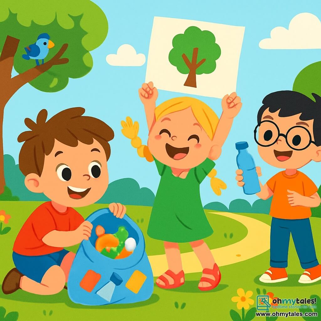 Leo and the Green Team: A Quest for a Cleaner World | Story about ...