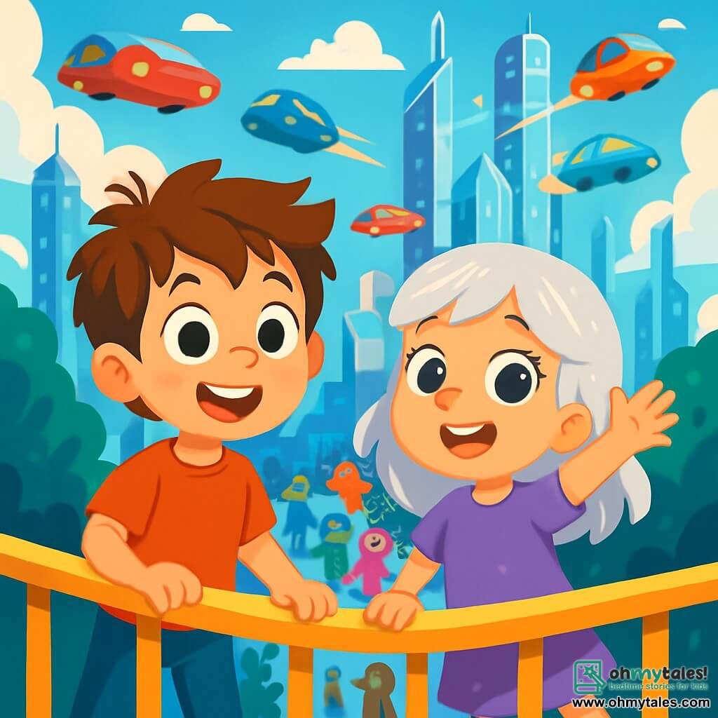 Oliver and the Floating City | Story of a futuristic city | 5-6 years ...