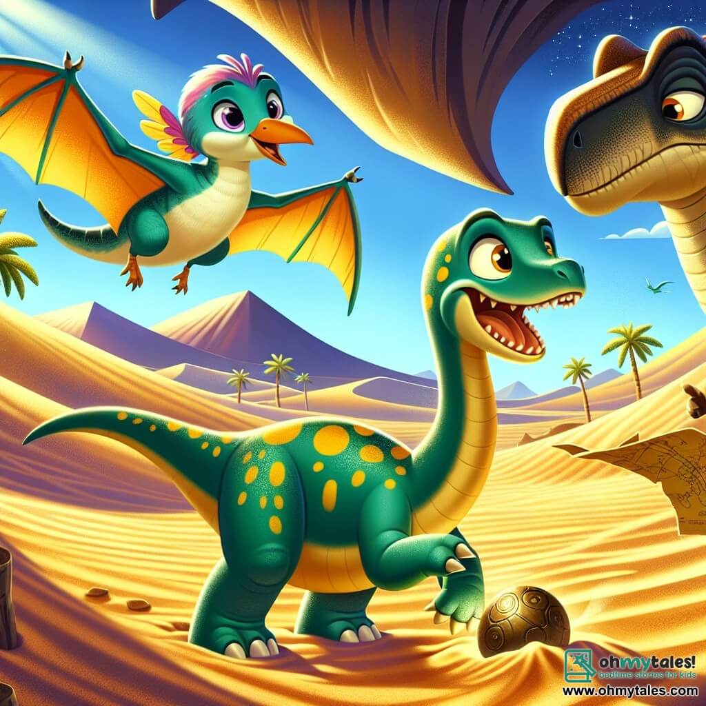 The Sunstone Secret | Dinosaur story | 9-10 years old | Fantastic story