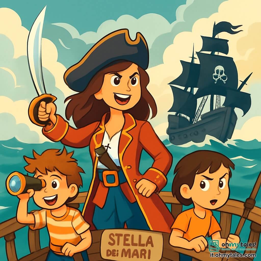 💬 La Leggenda di Capitan Isabella e la Tempesta dei Pirati | Storia di ...