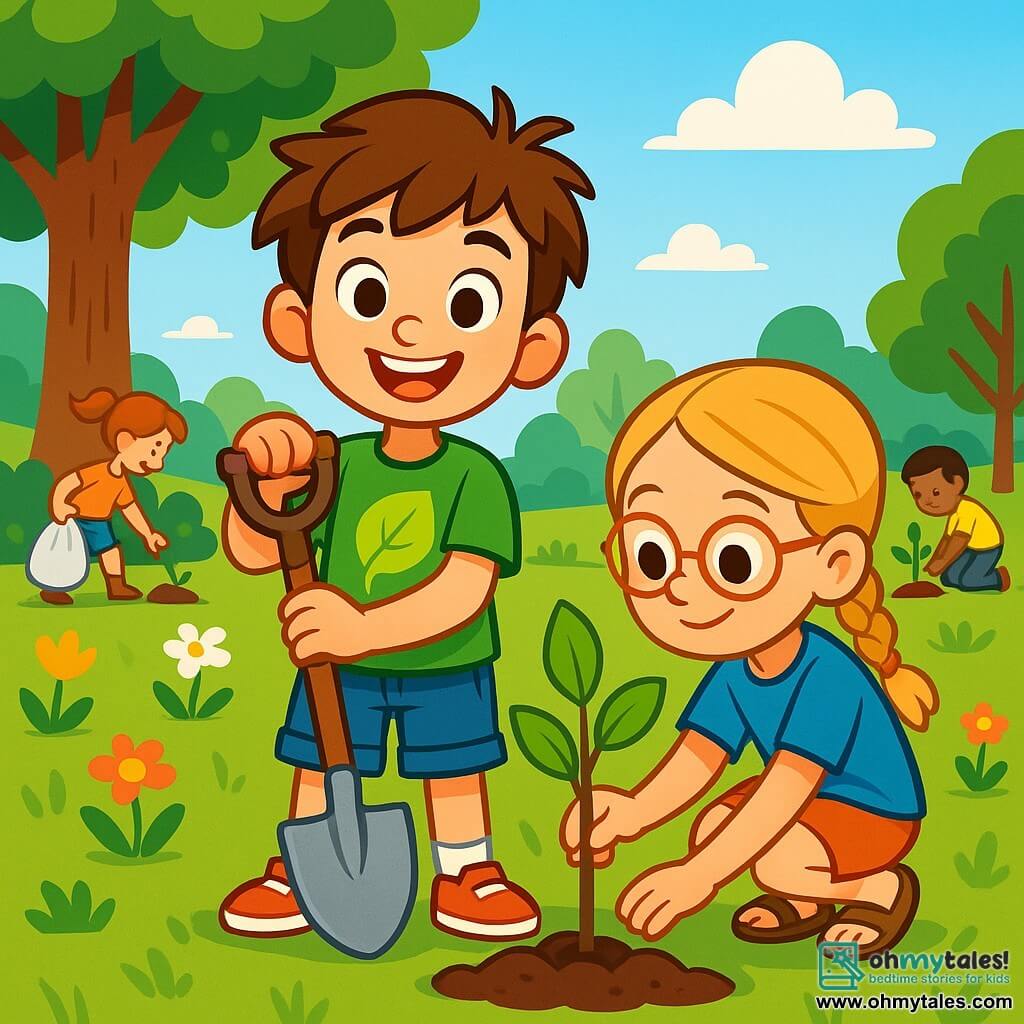 🎧 Tommy and the Green Team: Saving Our Planet | Story about climate ...