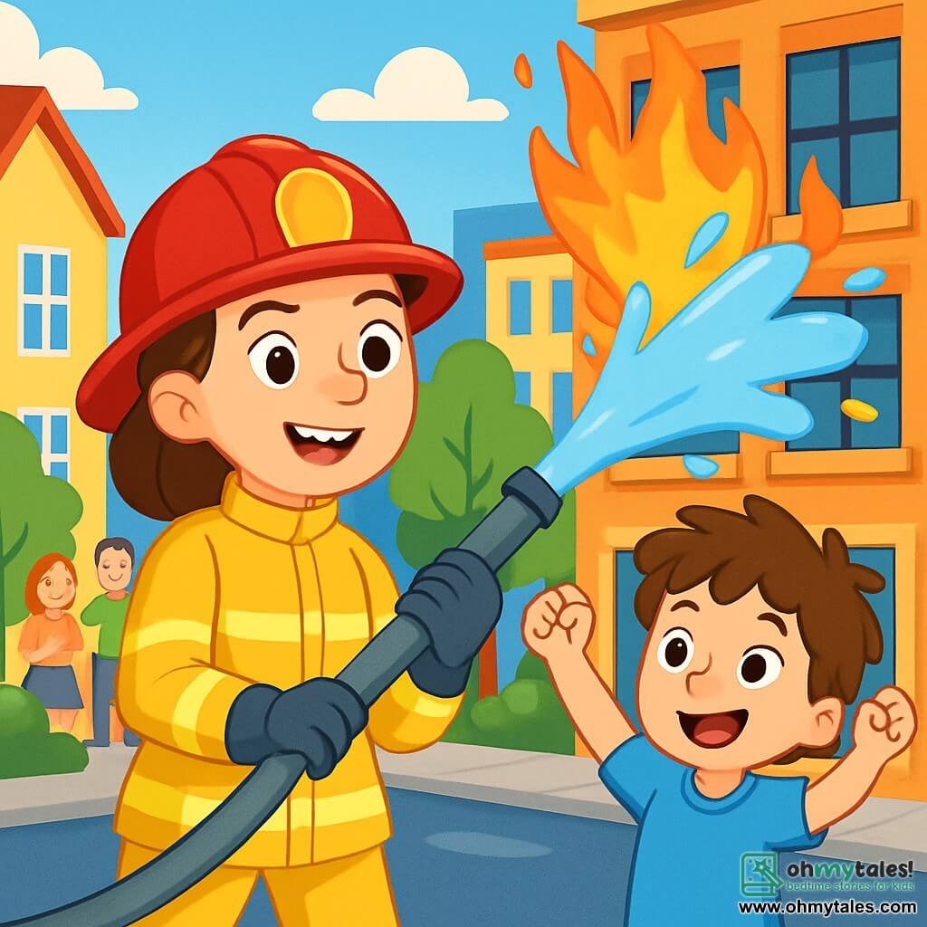 Lily the Brave Firefighter | Firefighter Story | 5-6 years old | Story ...