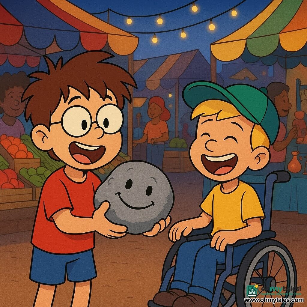 The rock that learned to smile | Humorous fantasy | 9-10 years old ...