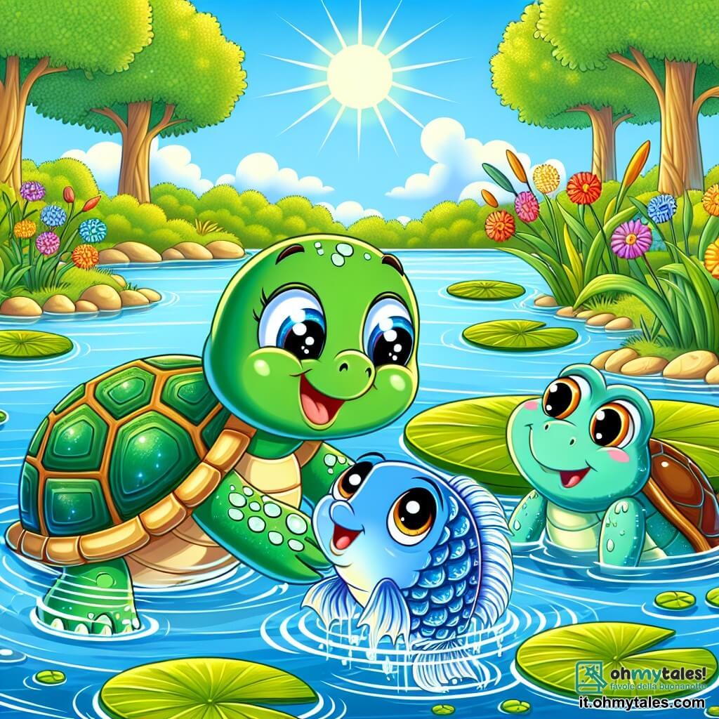 Amici nel Lago | Racconto di animali | 1/2 anni | Racconto