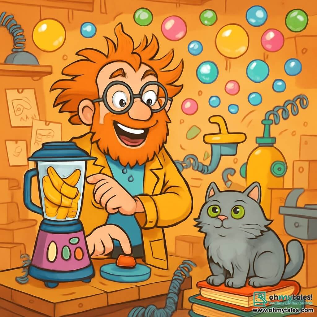 💬 Professor Bumble’s Bizarre Banana-Powered Bubble Machine | Wacky ...