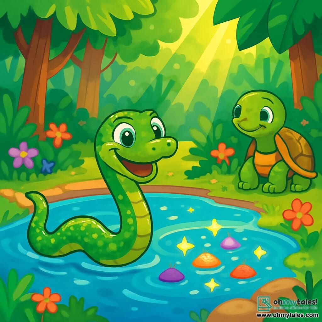 Slinky and the Song of the Jungle | Animal story | 5-6 years old | Tale