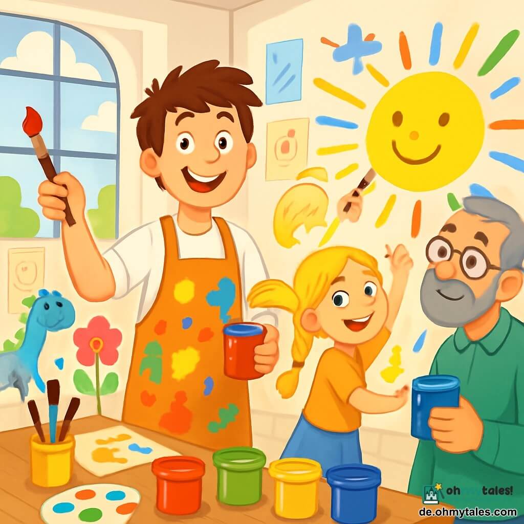 Die Farbenfreunde aus dem Viertel | Künstlergeschichte | 5/6 Jahre ...